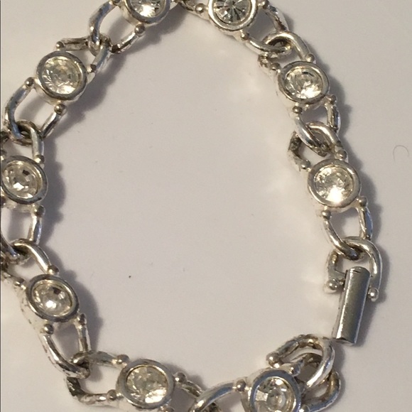 Jewelry | Sterling And Signed Swarovski Swan Mark Bracelet | Poshmark